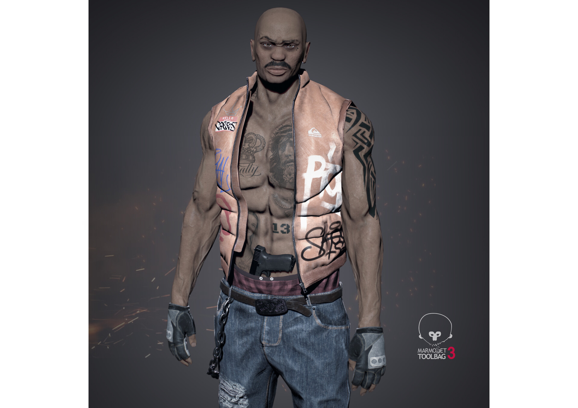 ArtStation - Real time Gangsta character