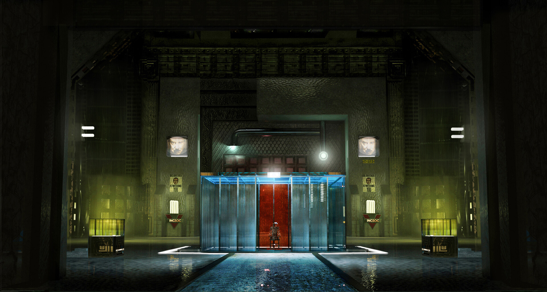 ArtStation - Room 101 Scene