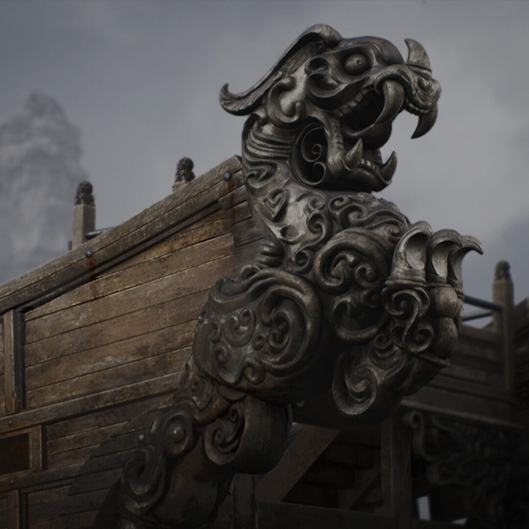 ArtStation - Project: Chinese Ship