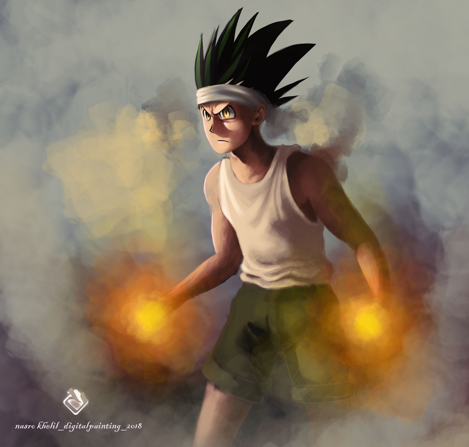 ArtStation - HXH ghon fan art