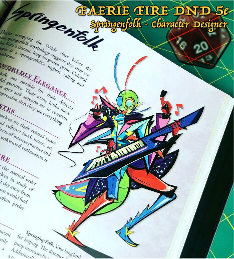 ArtStation - Springenfolk – Faerie Fire - DND 5ed