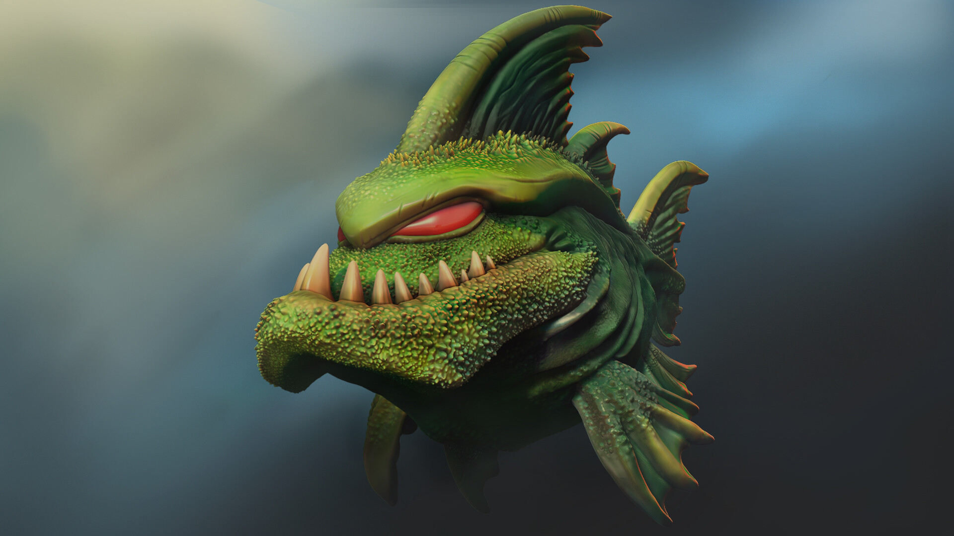 ArtStation - The Villain Fish
