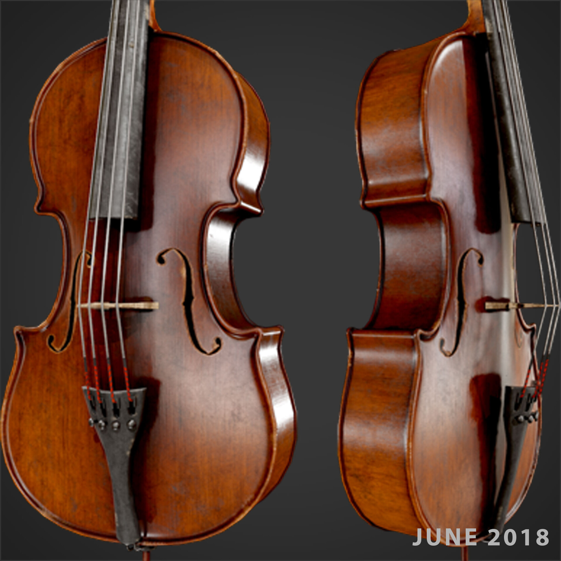 ArtStation - Cello (Game asset)