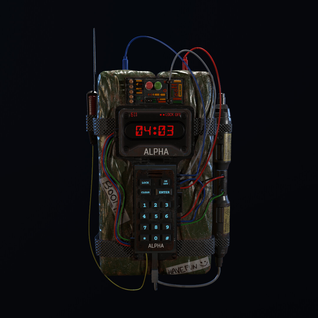 ArtStation - C4 - EXPLOSIVE