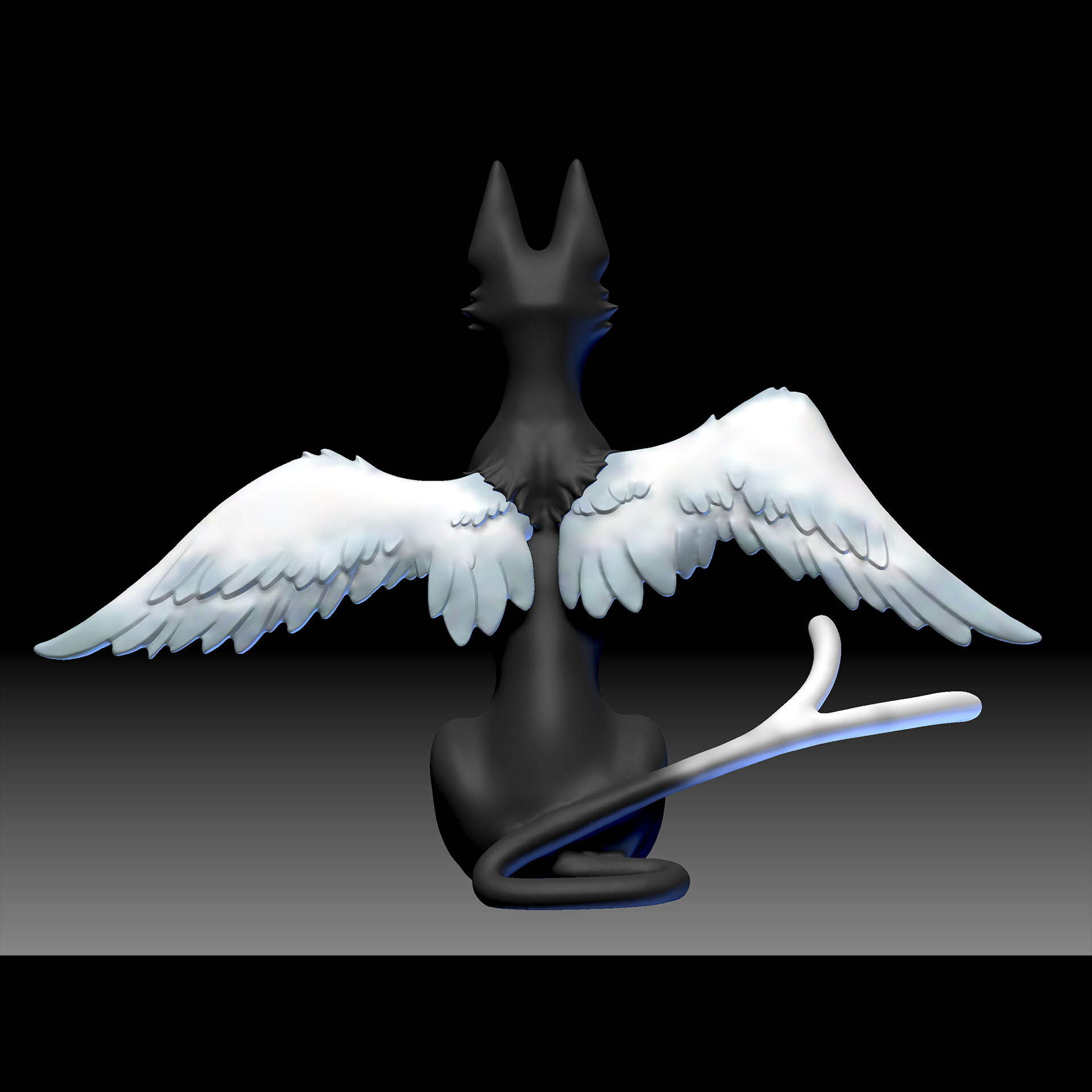 ArtStation - Winged Cat