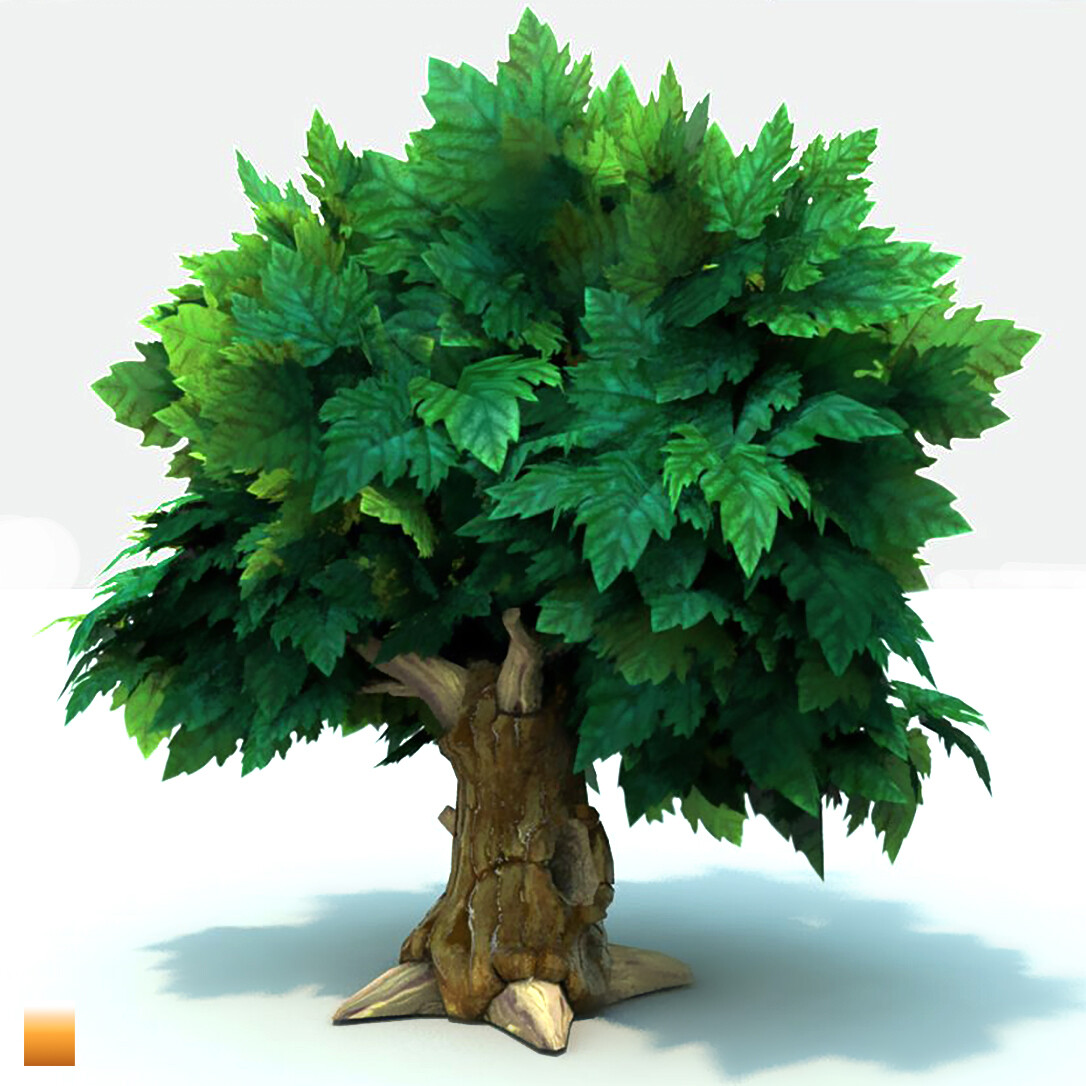 ArtStation - Chibi Trees Look Dev