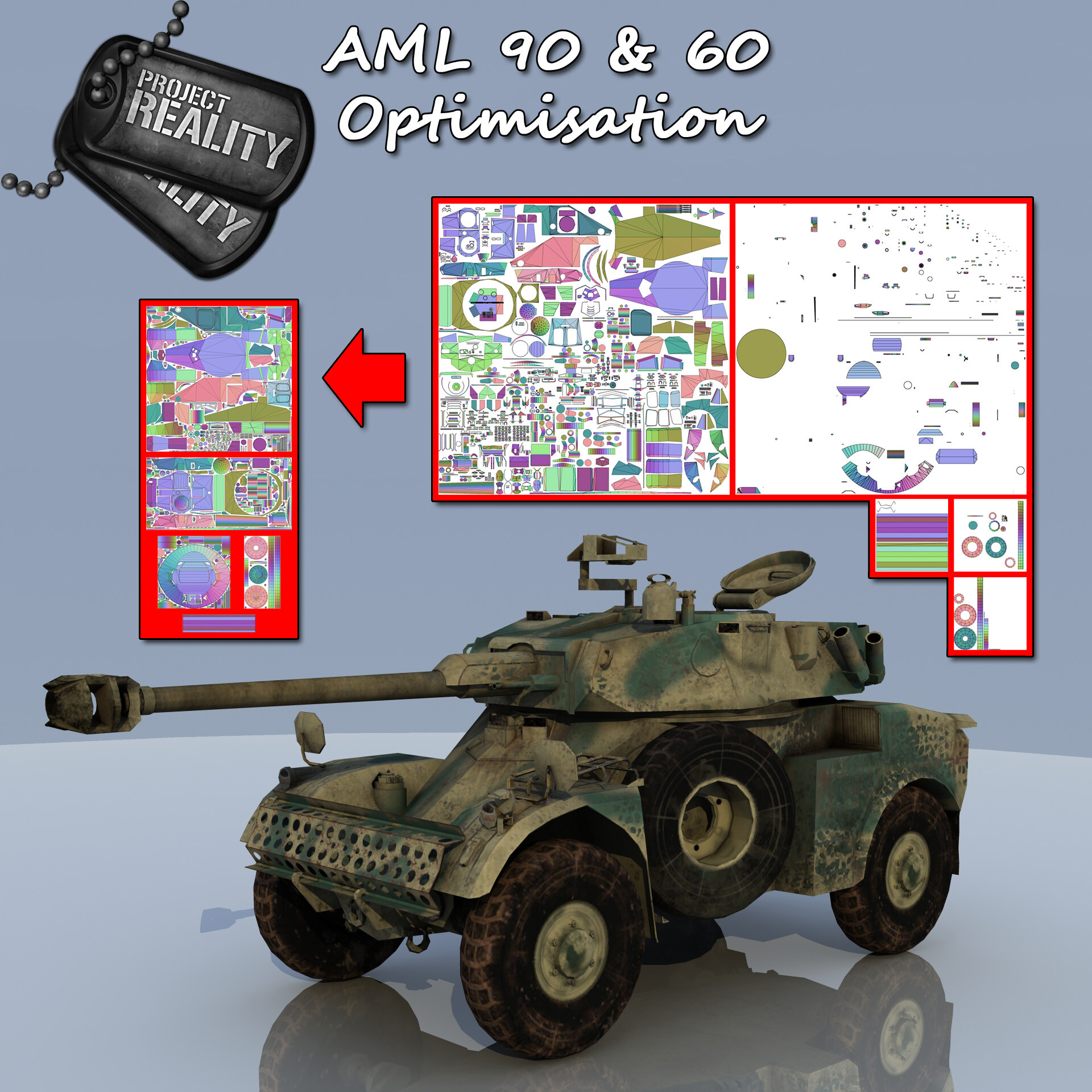 ArtStation - Panhard AML 90 & 60 Optimisation (2022)