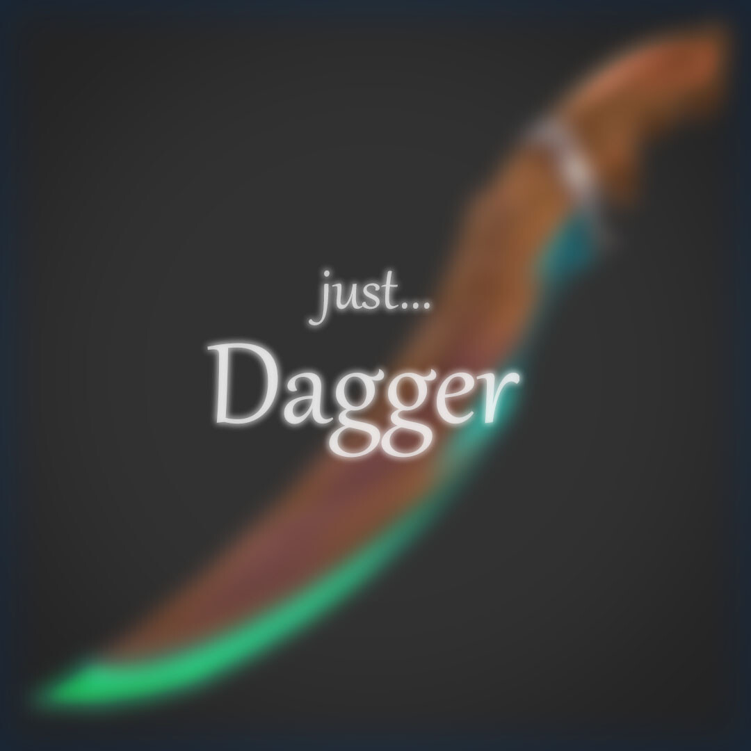 ArtStation - Stylized Modeling - Dagger