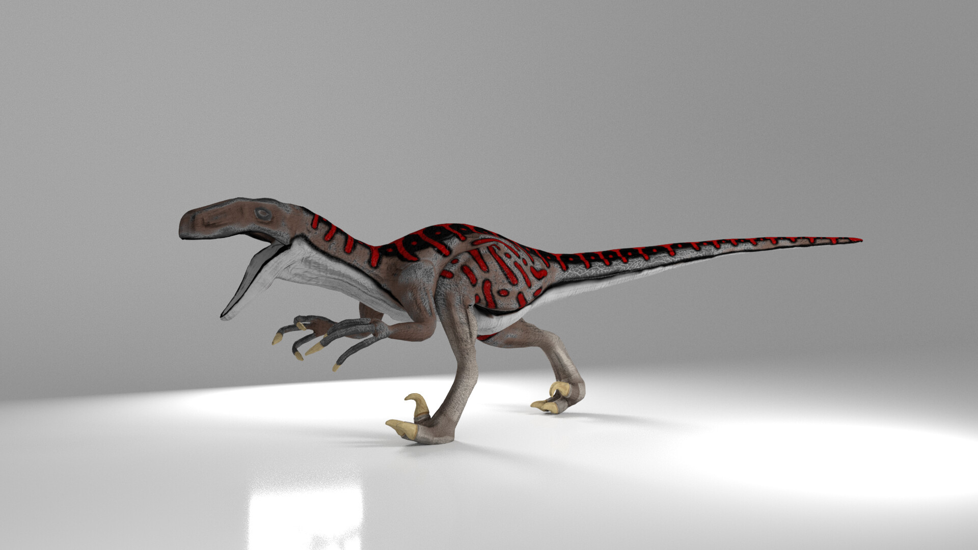 ArtStation - Raptor 3d Model, Animation and Rig
