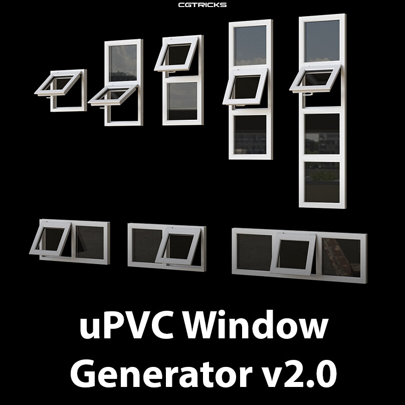 ArtStation - uPVC Window Generator v2.0