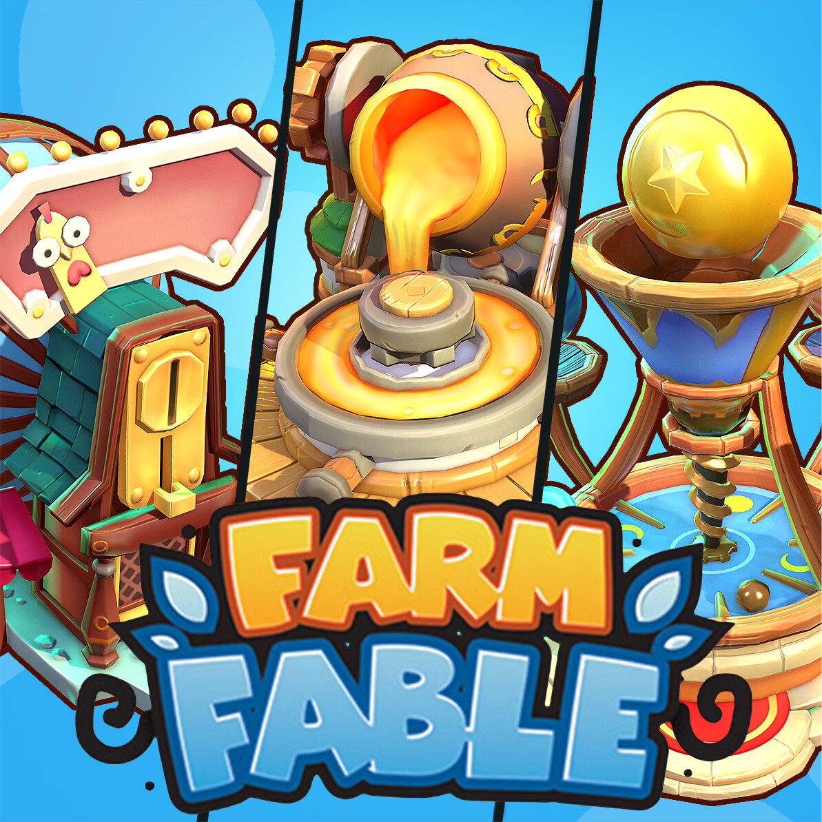 ArtStation - Farm Fable - Buildings Set 1