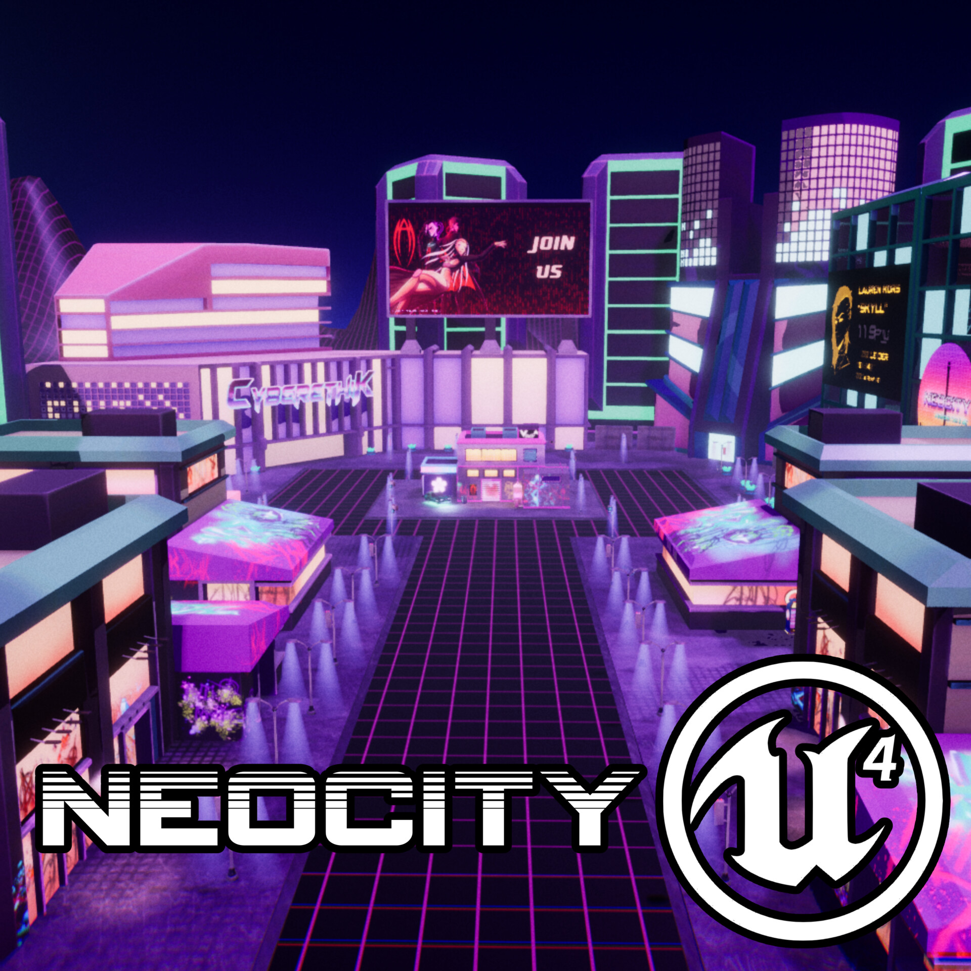 ArtStation - Neocity : 3D Diorama