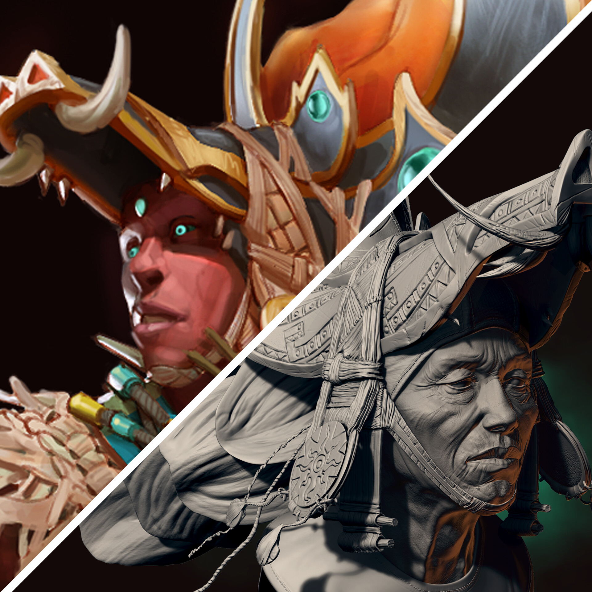 ArtStation - Fire priest