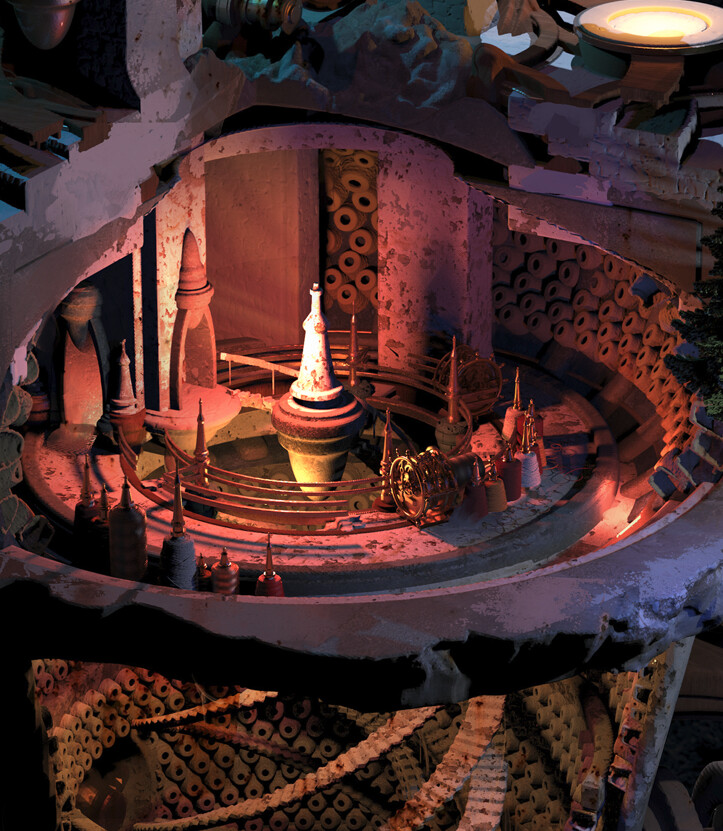 ArtStation - Dwelling of the Norns 2