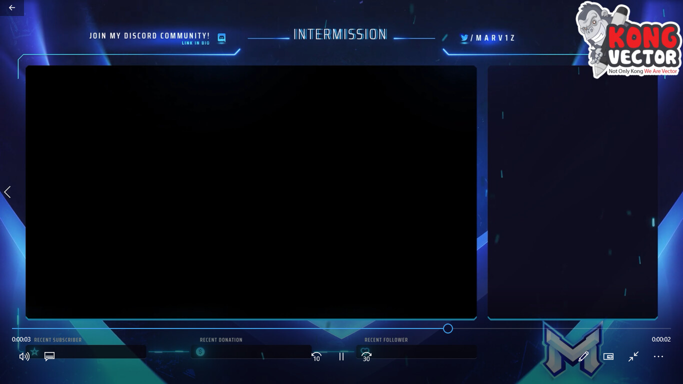 kong vector - Cool Intermission Screen Design