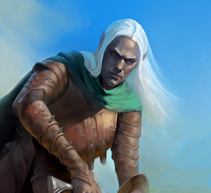 ArtStation - Drizzt and Guen