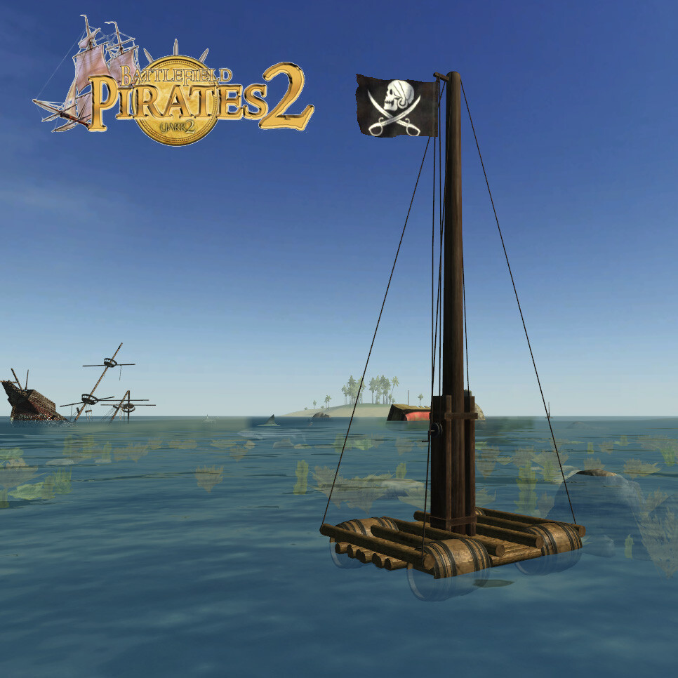 ArtStation - Floating Pirate Flag Pole (2009)