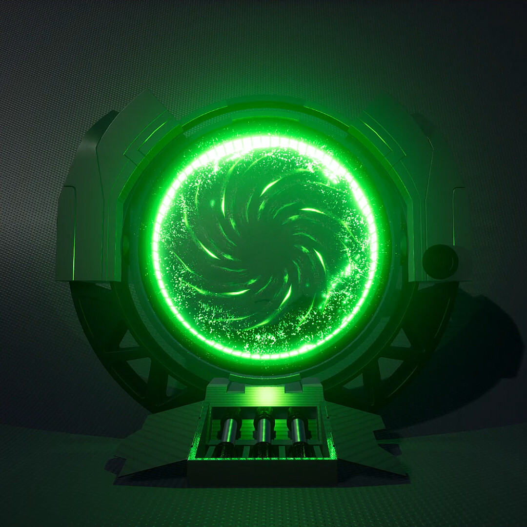 ArtStation - Portal Gate. Unreal Engine effect (Niagara).