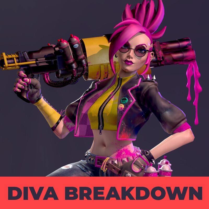 ArtStation - Diva Project Breakdown