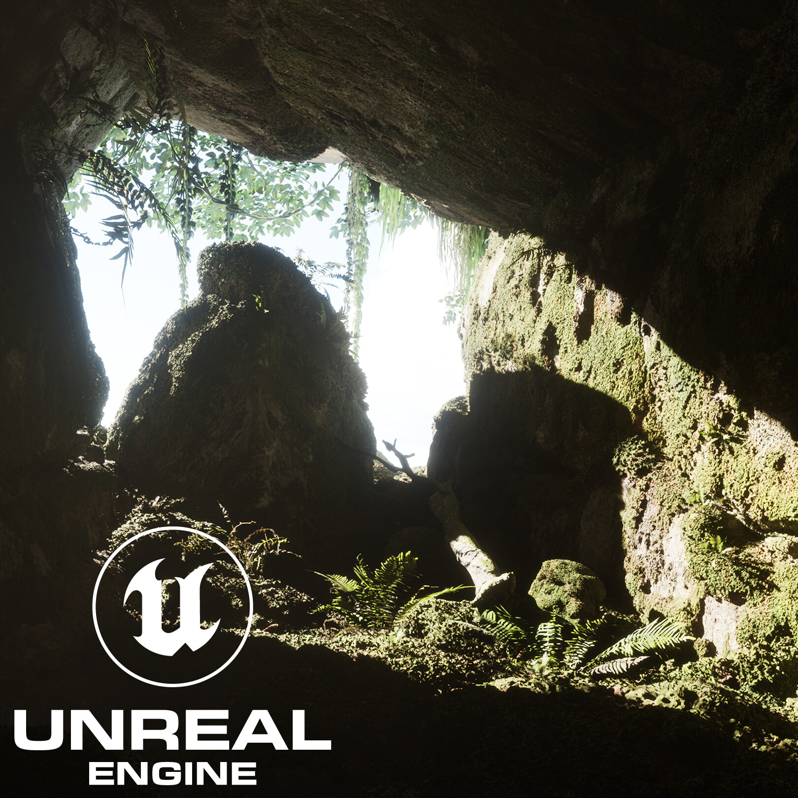 ArtStation - (UE5) 15-min doodle - Cave Entrance