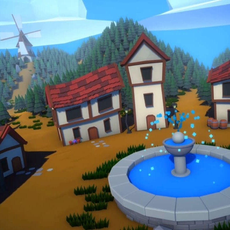 ArtStation - SMALL POLY TOWN