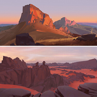 ArtStation - Environmental sketching exercises