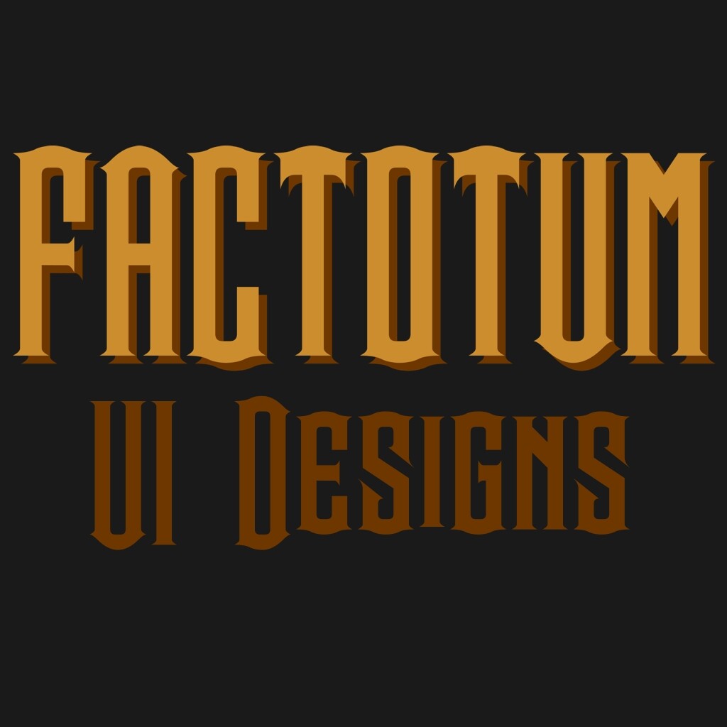ArtStation - Factotum UI