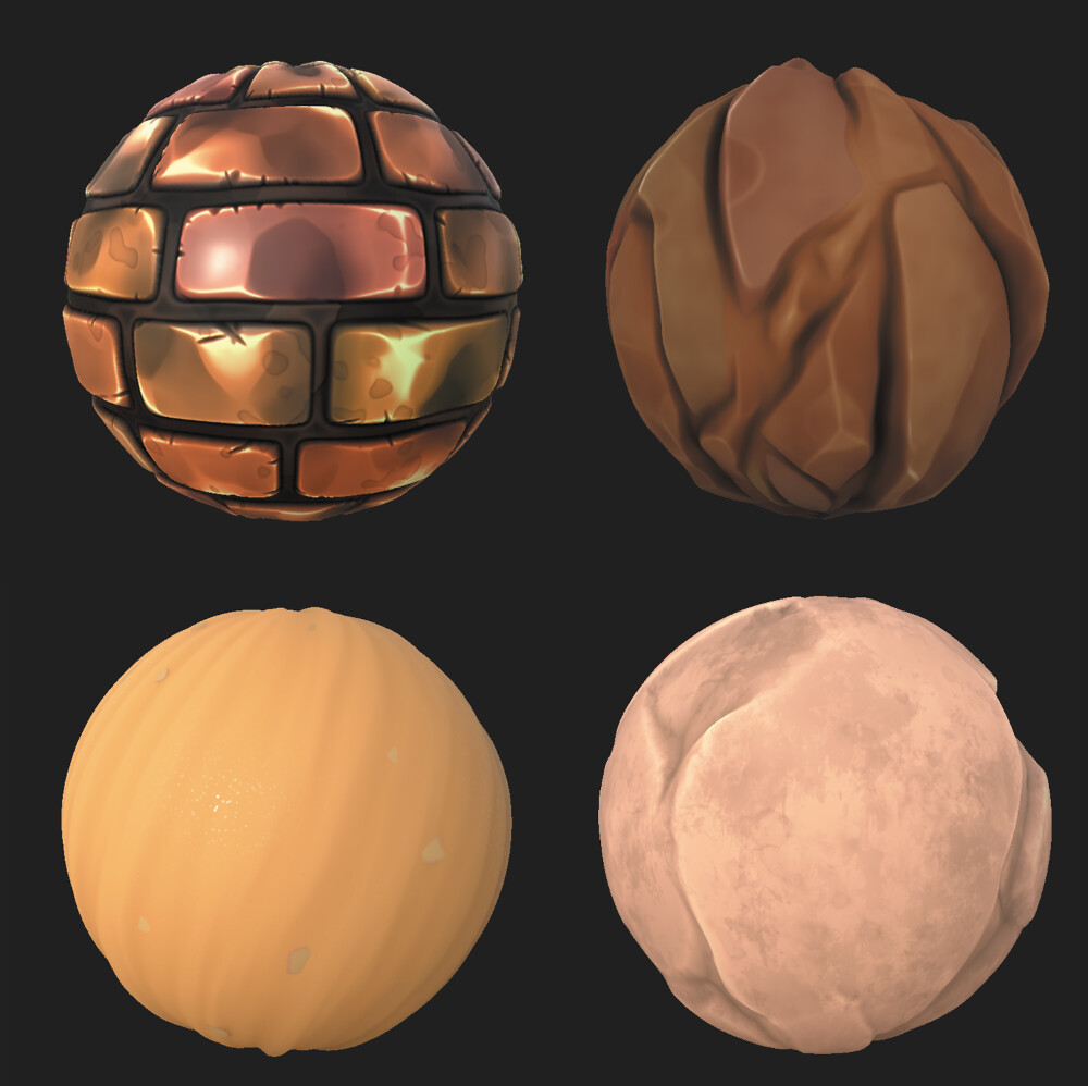 ArtStation - Stylized Materials - Substance Designer