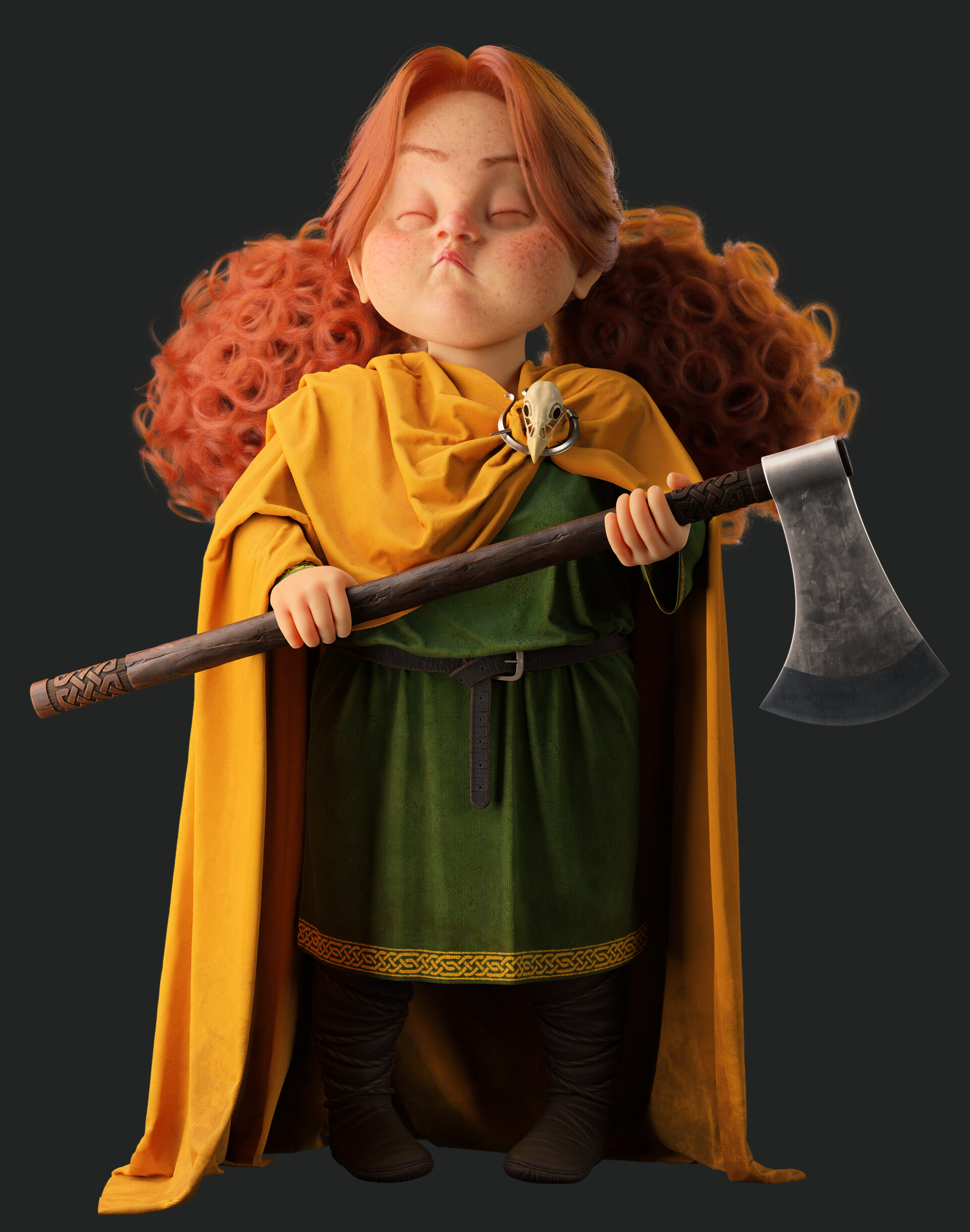 ArtStation - Little warrior