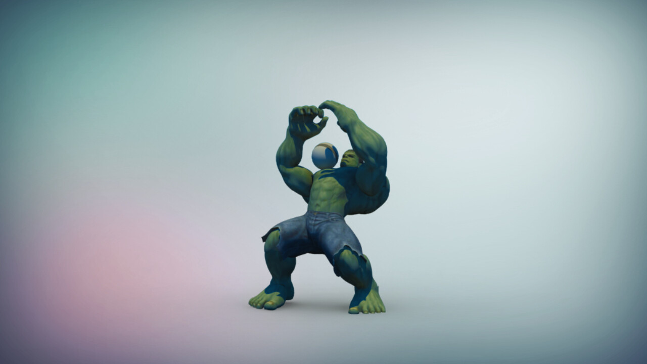 ArtStation - Hulk Football Freestyle Animation