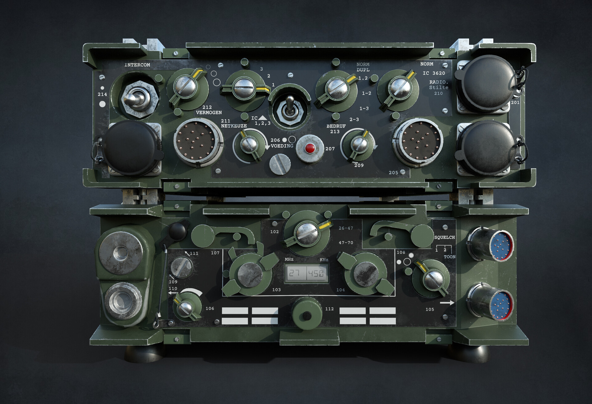 ArtStation - military radio