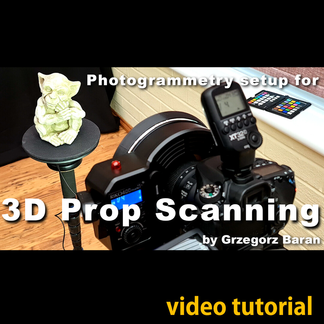ArtStation - Photogrammetry equipment for indoor 3D prop scanning