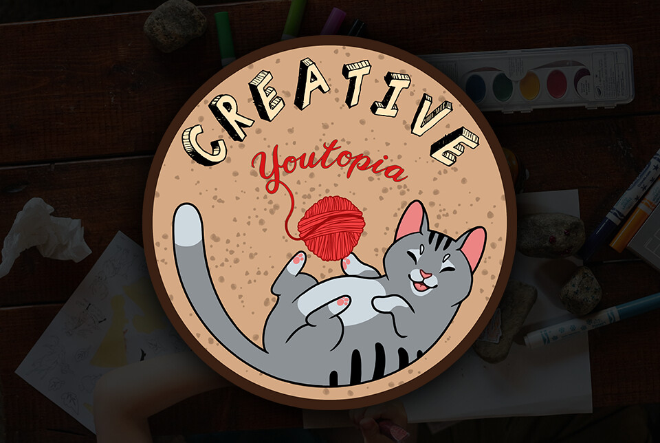 Stefanie Hohn - Creative Youtopia - Party Activity Company Logo Design