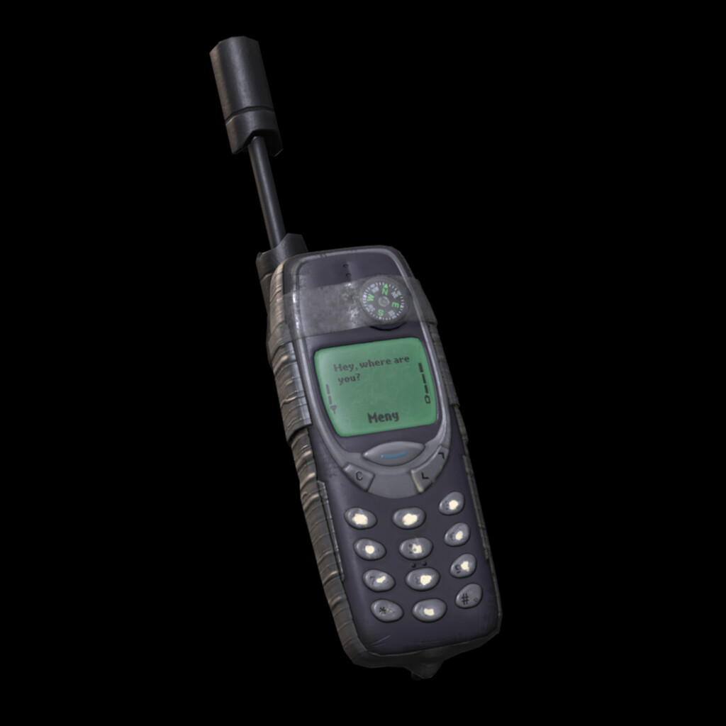ArtStation - Satellite phone