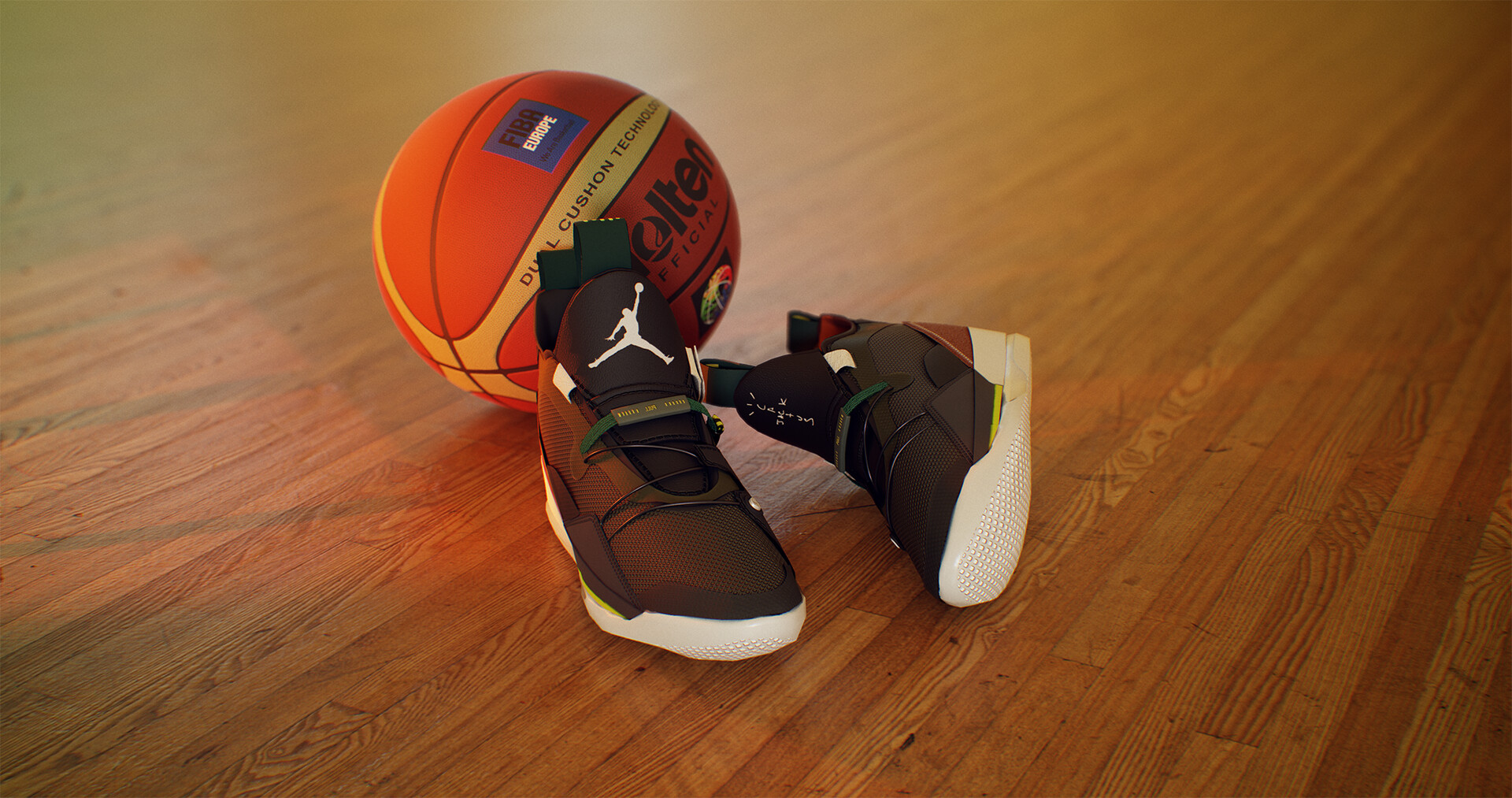 ArtStation - 33 jordan travis scott 3D Model