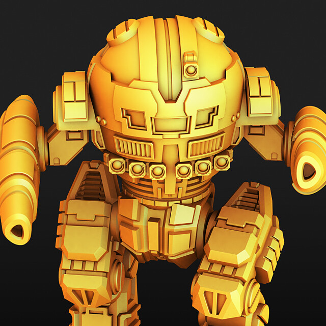 ArtStation - Lightbulb Mech