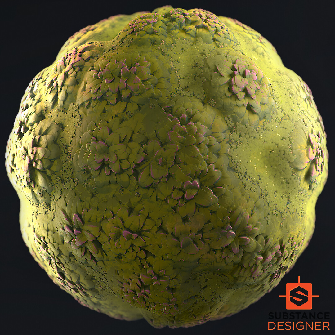 ArtStation - Stylized moss