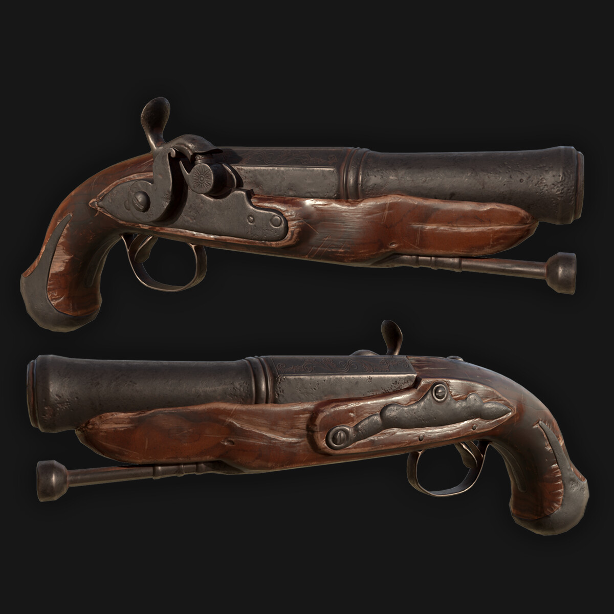 ArtStation - Flintlock Pistol