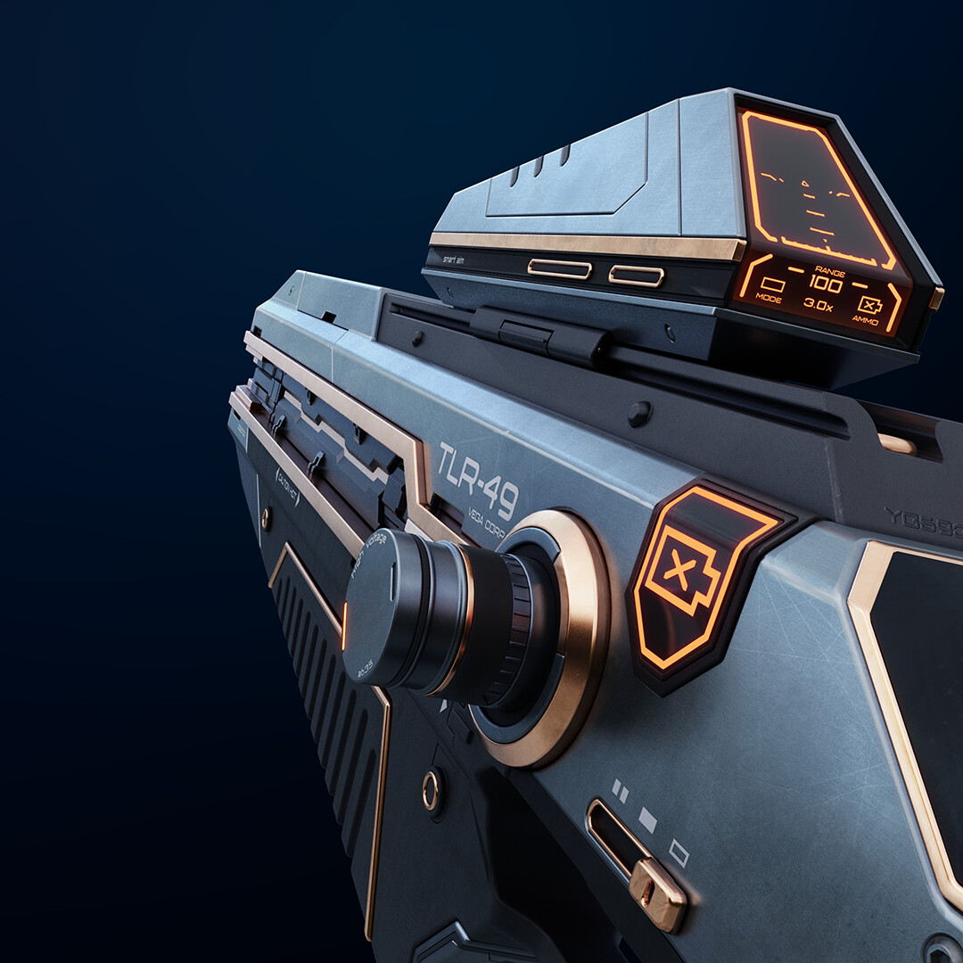 ArtStation - Laser Gun TLR-43