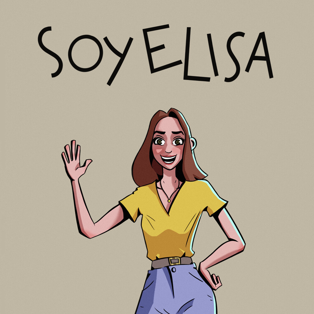 ArtStation - Animated 2D Intro for: Soy Elisa Youtube Channel