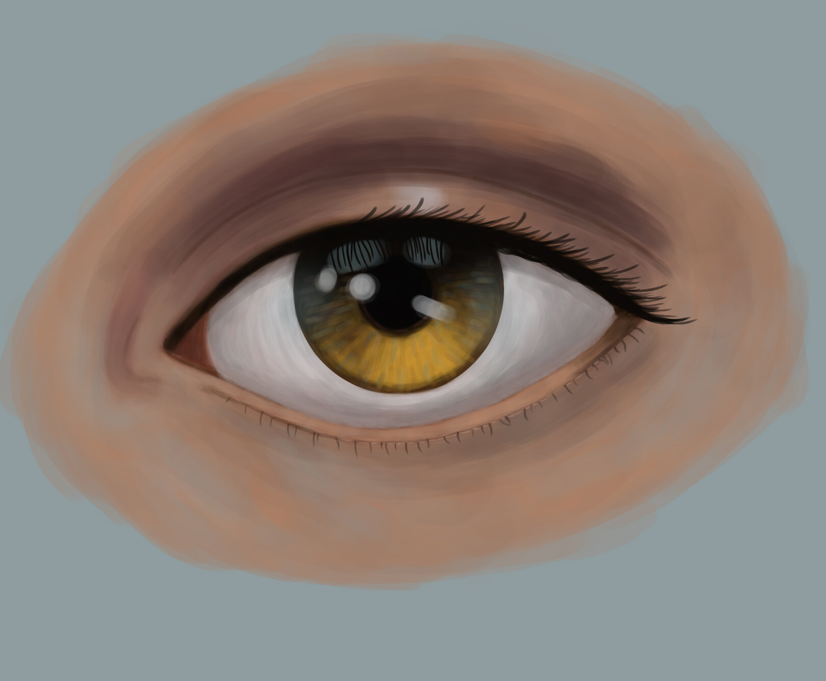 ArtStation - Digital Painting - Human Eye