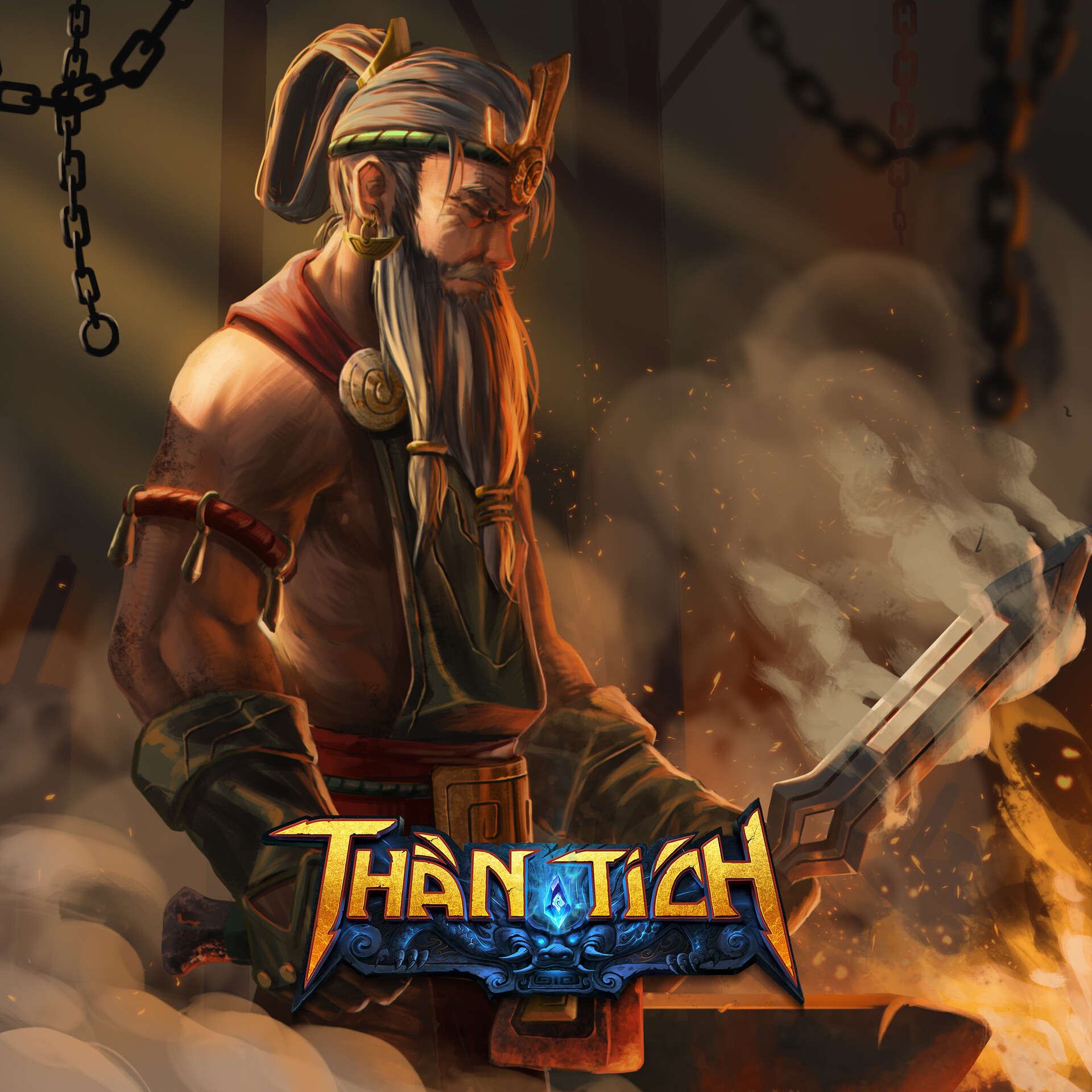 ArtStation - Lac Viet Blacksmith - work did for Than Tich project