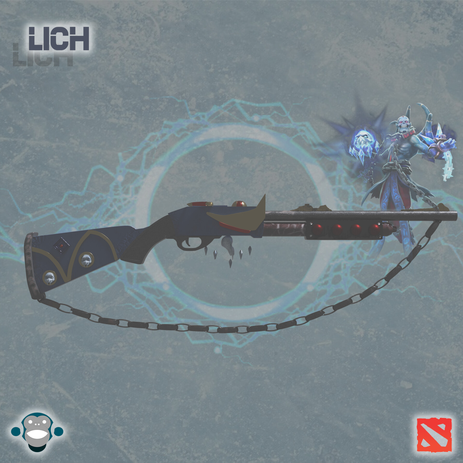 ArtStation - Lich Weapon