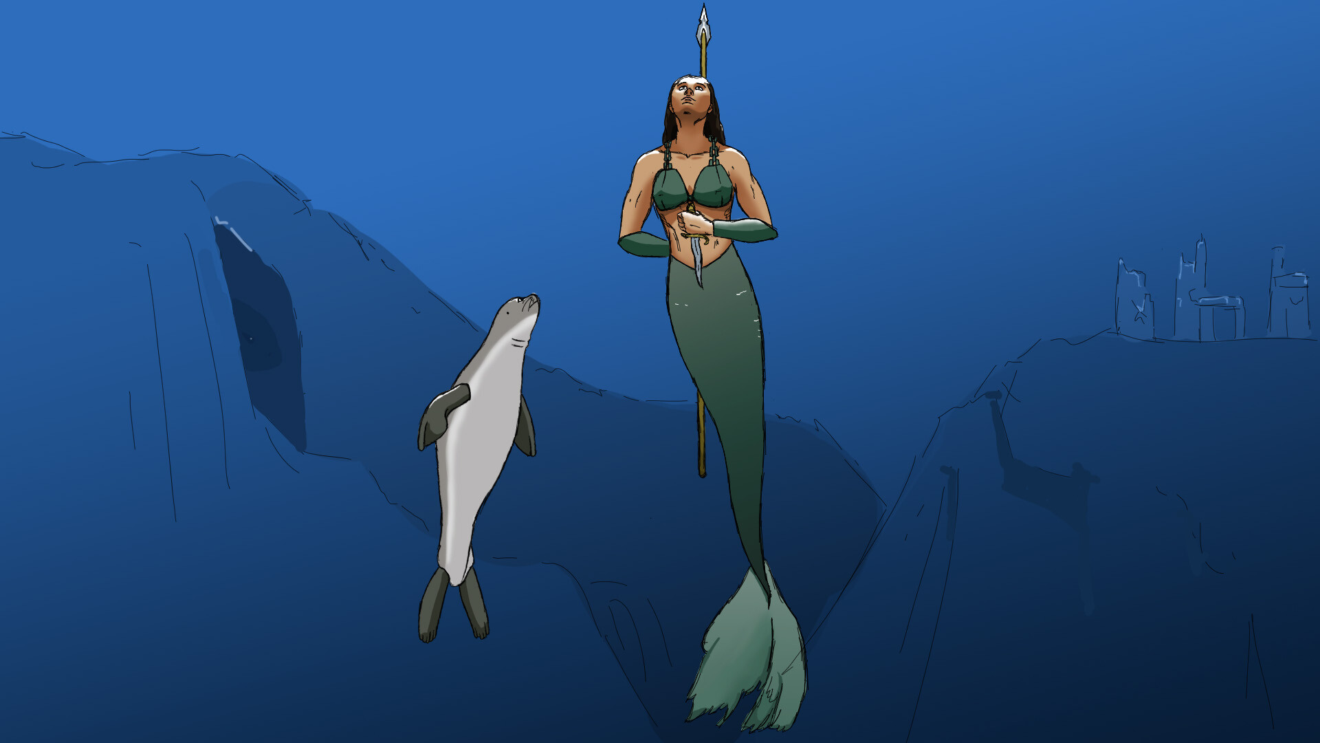 ArtStation - Deep Mermaid