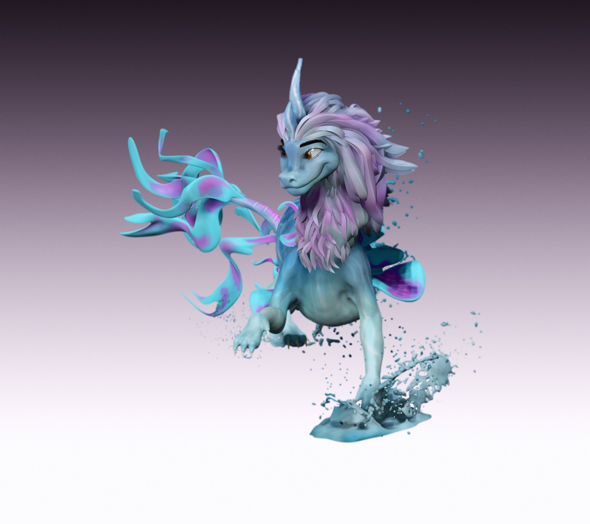 ArtStation - Sisu The Dragon "Raya and the Last Dragon"