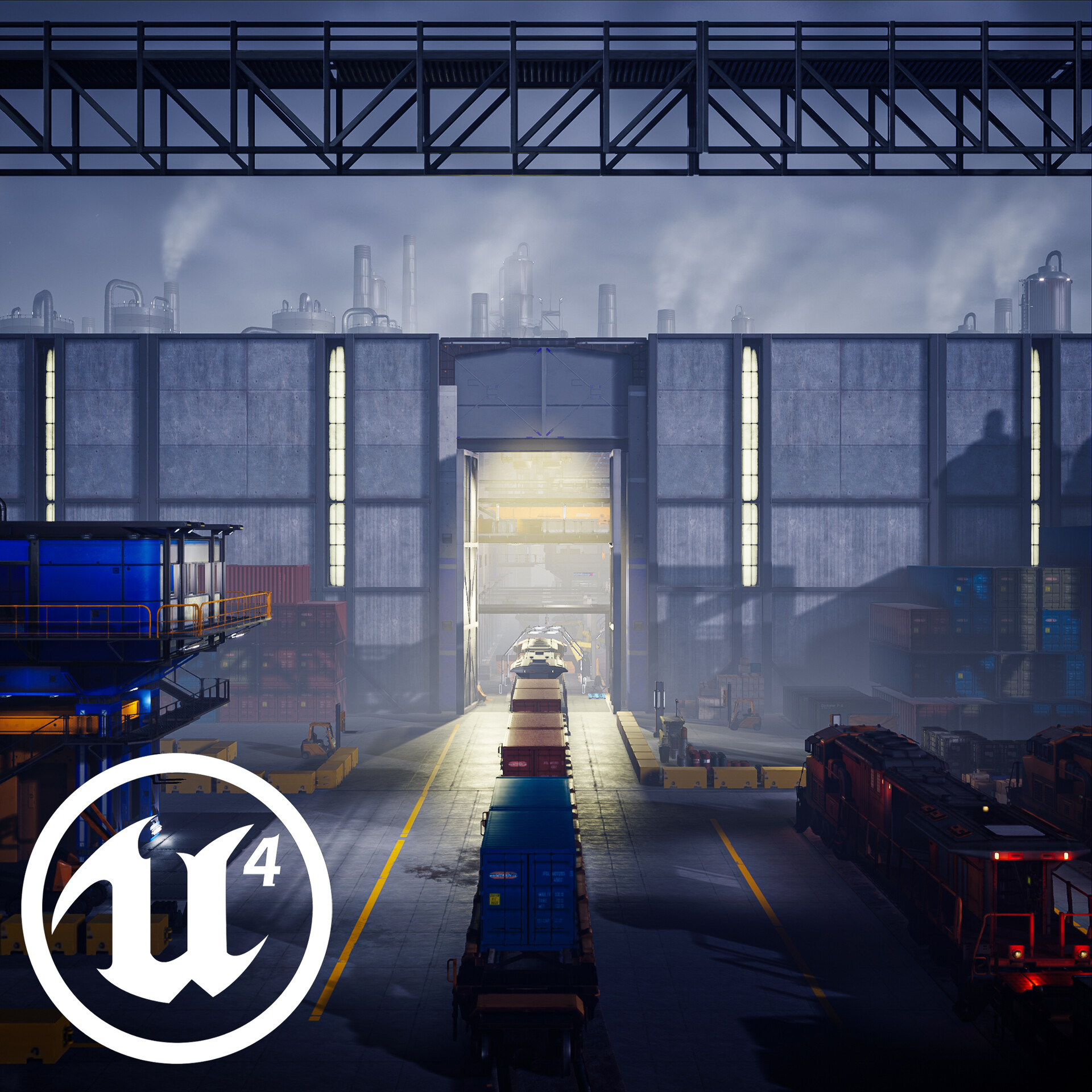 ArtStation - Train Yard