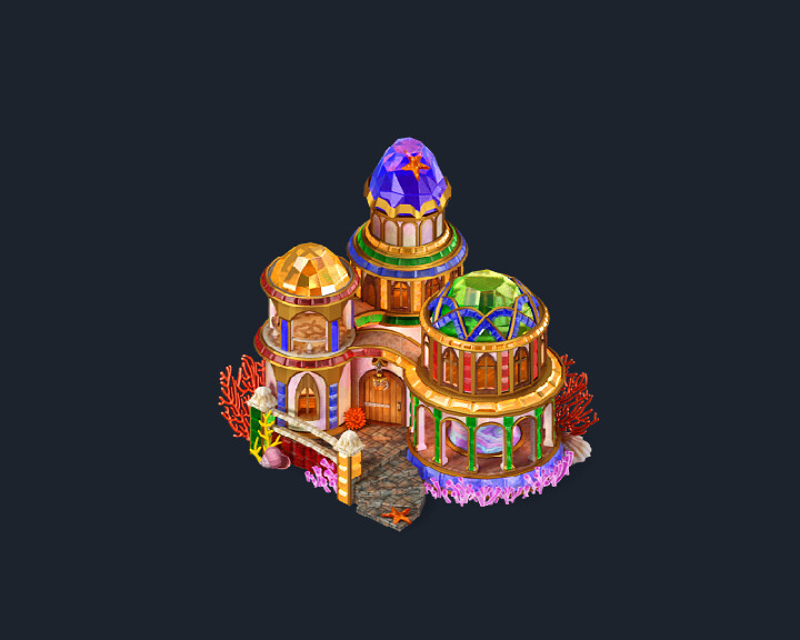 ArtStation - Castle with gems