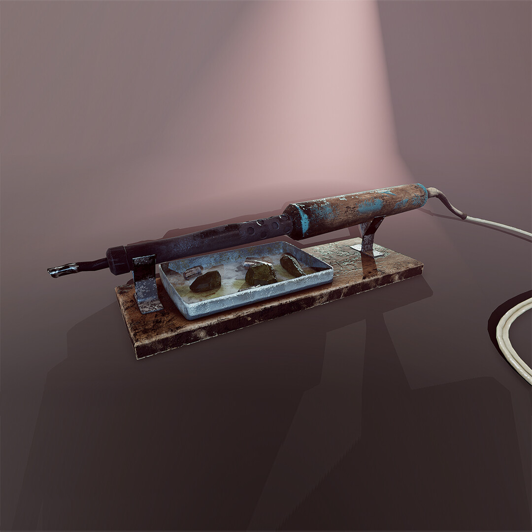 ArtStation - Soldering iron