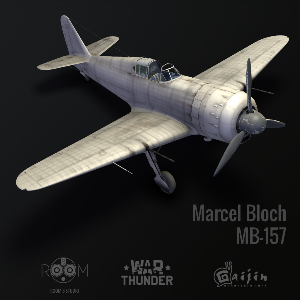 ArtStation - Marcel Bloch MB-157 for WarThunder
