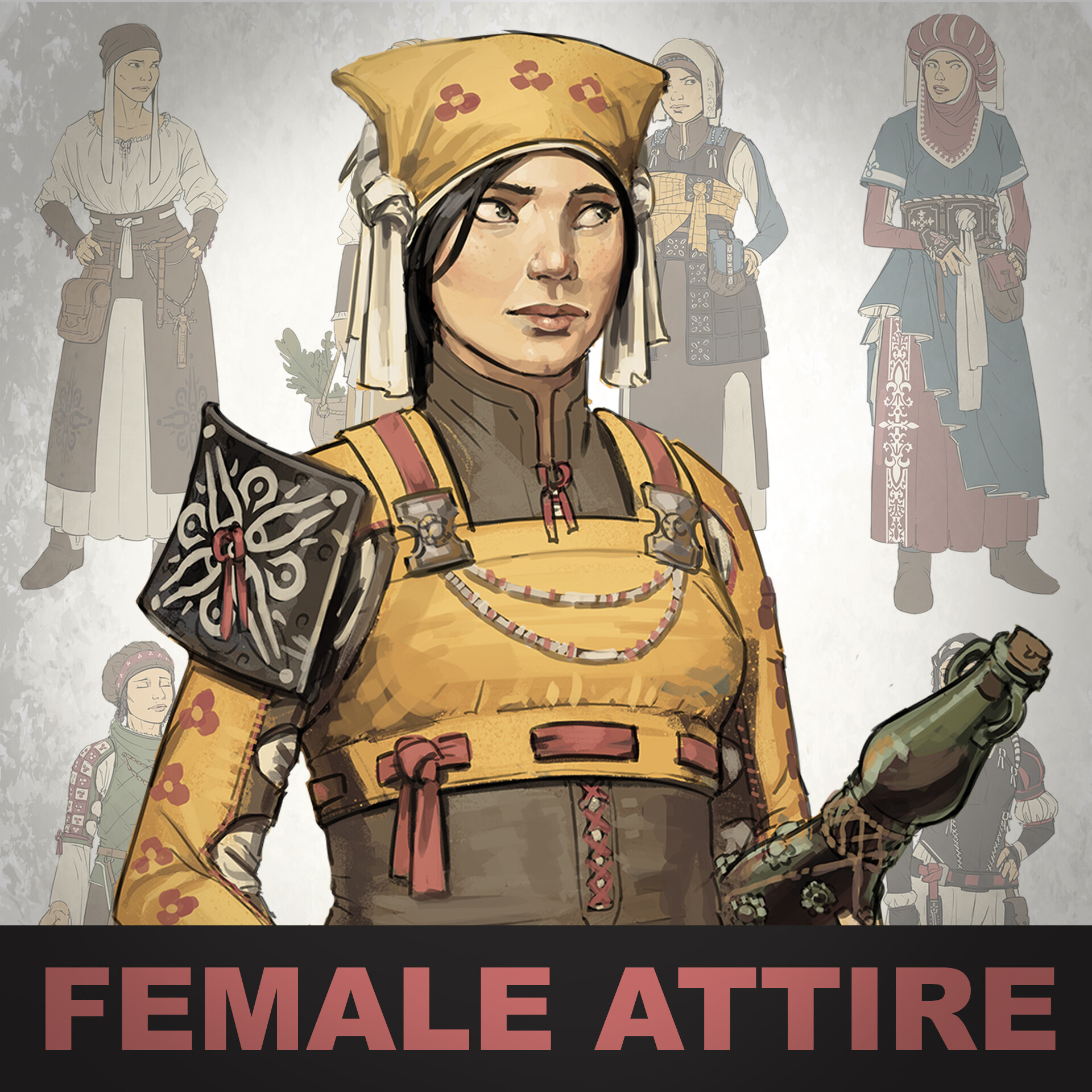 ArtStation - Scab Lands Female Attire Ideation